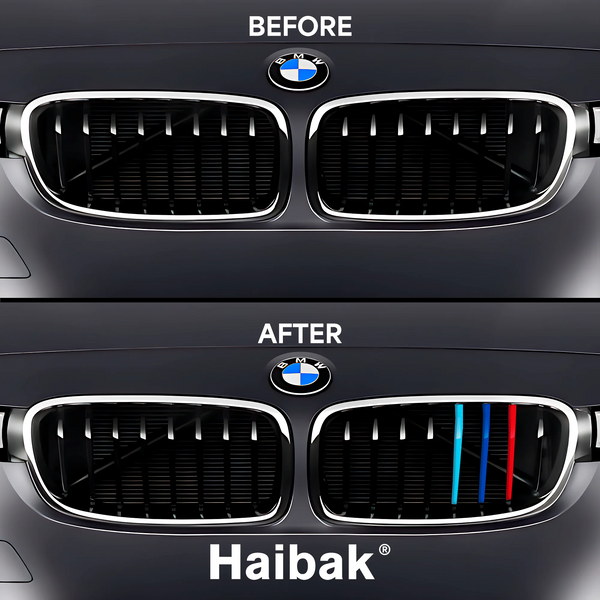 BMW 3 Series 2018 Sport Edition Front Grille Tri Colour Insert Stripes ...